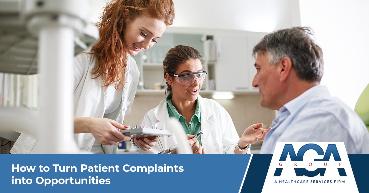 How to Turn Patient Complaints into Opportunities - The AGA Group